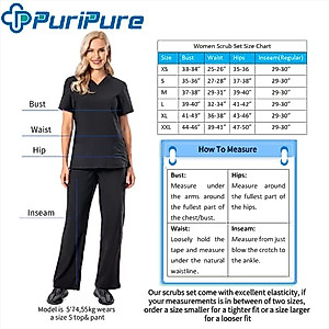 Women Scrubs Pant Workwear Mid Rise Straight Leg Uniform 4-Way Stretch Pull-On Cargo Pant with 5 Pockets (as1, Alpha, s, Regular, Regular, Navy, Small)