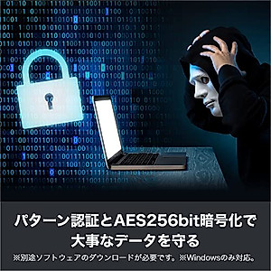 Buffalo External 500GB Small Compact Portable USB3.2Gen2 2000MB/s Black SSD-PHE500U3-BA