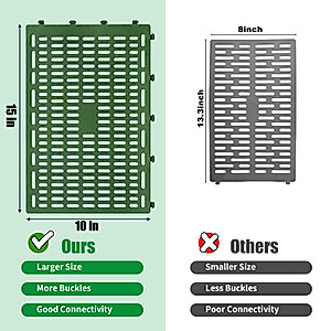 Omirome 18pcs Tree Trunk Protector, Tree Guards Trunk Protector with Twist Ties, Resizable for Various Size Trees or Plants, Preventing Tree Bark Damage from Pruners, Mowers, and Rodents