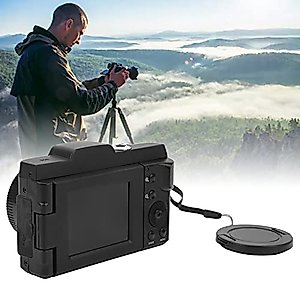 Digital Camera Vlogging Camera Video Camera, 1080P 16MP 16X Zoom Rechargeable Compact Camera with Loop Recording, 2.4 Inches LCD Screen, for Beginners Learners Kids