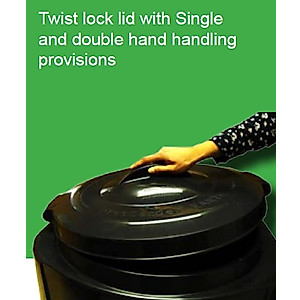 Enviro World Corporation EWC-30 82 Gallon Compost Bin, Black