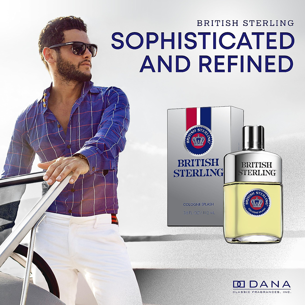 British Sterling By Dana For Men. Cologne Splash, 3.8-Ounces