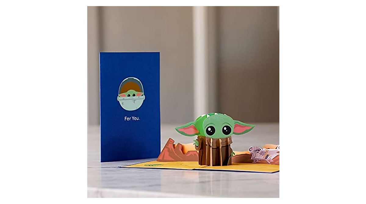 Lovepop Star Wars Mandalorian Baby Yoda Pop Up Card | Unique 3D ...