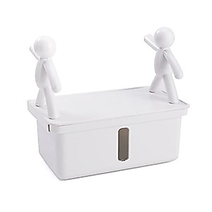 For Creative Human-shaped Storage Rack Wall Organizers Home Shelf with Towel Bar/Tissue Box Shower Caddy Easy Installati shower storage rack