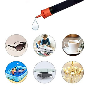 Liquid Plastic Welder - UV Light Curing Glue Adhesive Kit 5 Seconds Fix/Fill/Seal/Bond/Repair Almost Anything - Waterproof and Heat - Resistant