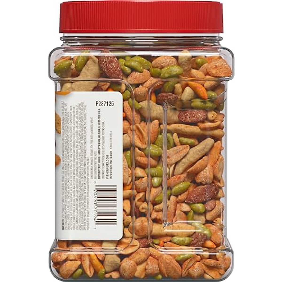 Fisher Snack Tex Mex Trail Mix, 30 Ounces, Hot and Spicy Peanuts, Almonds, Salsa Corn Sticks, Sesame Sticks, Chili Bits, Pepitas