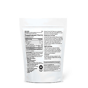 GNC Calcium Citrate 500mg Soft Chews | Highly Absorbable Form of Calcium | Berries & Cream | 30 Count