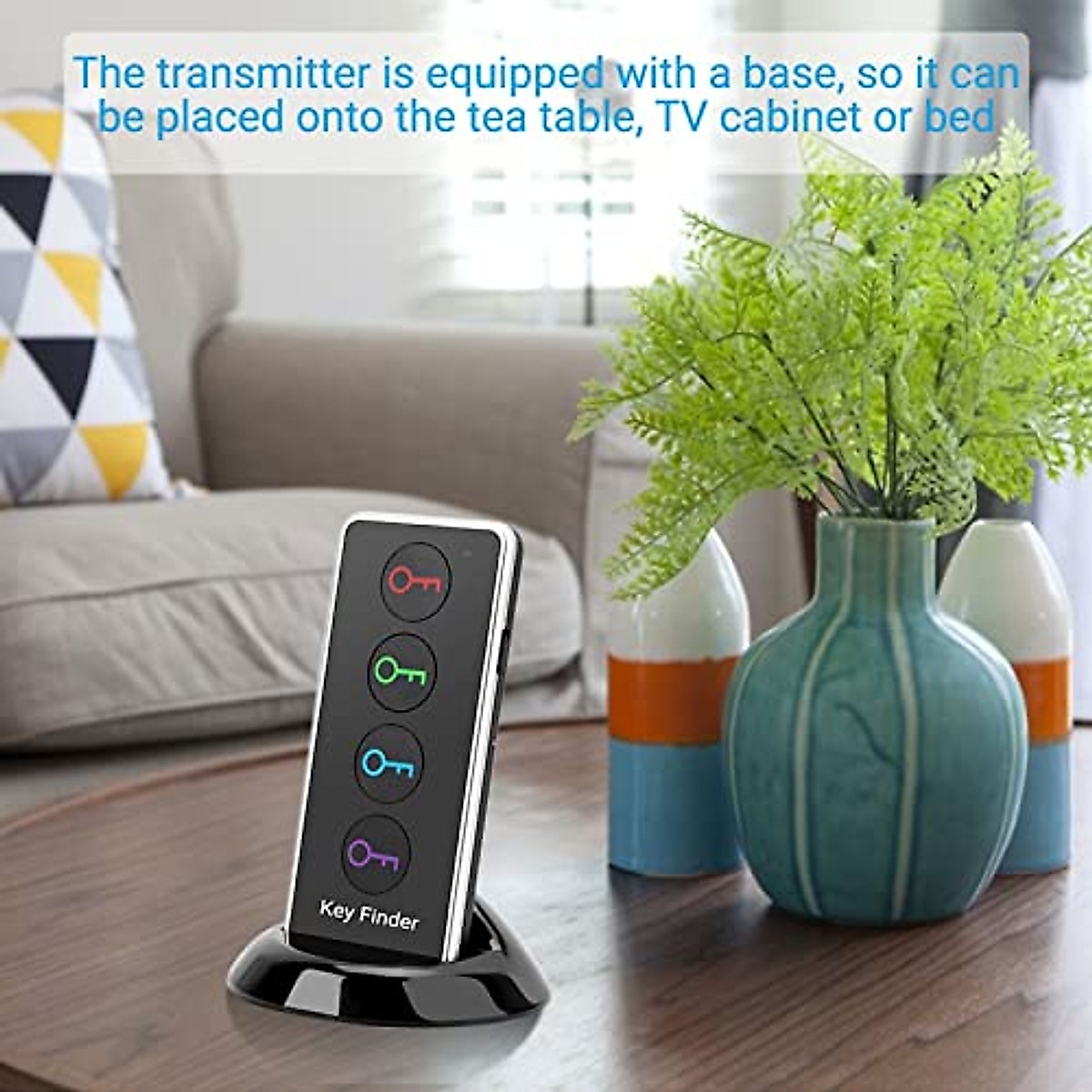 Key Finder, Remote Finder Wireless Key Wallet Finder TV Remote Control Locator Voice Control Anti Loss Device Smart Finder