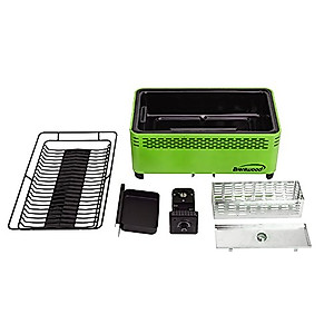 Brentwood BBF-31G Smokeless Portable BBQ, Non-Stick, Green