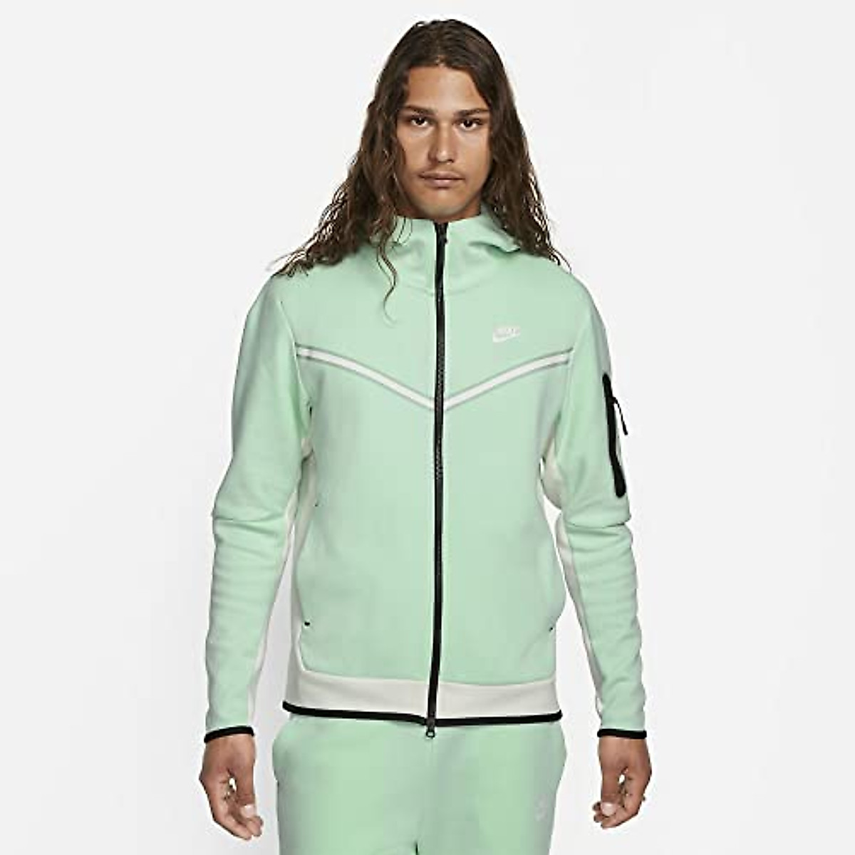 Nike Tech Fleece Hoodie Men (as1, alpha, xx_l, regular, regular, Mint Foam/Sail/Sail), XX-Large