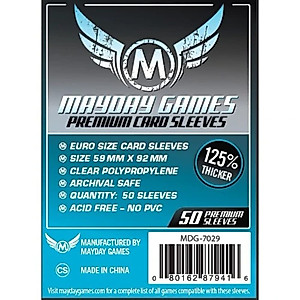 Mayday Games Premium Card Sleeves, 50 pcs