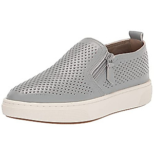 Propét Womens Kate Sneaker, Grey, 7.5 Wide US