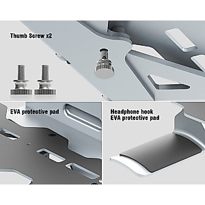 ElecGear PS5 Magnetic Wall Mount, Metallic Mount for Playstation 5 Ultra HD and Digital Edition, Pulse 3D Gaming Headset Hook, Magnets and Built-in Level Design fits Left or Right Beside TV