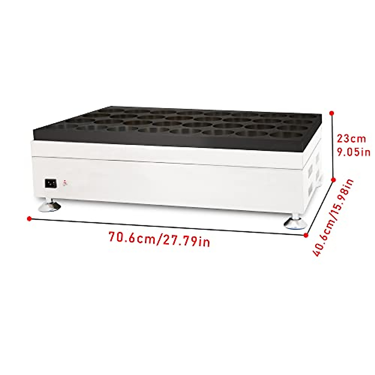 2400W Electric Red Bean Cake Maker Machine,Commercial 32 Hole Wheel Cake Making Machine,Professional Layer Cake Making Machine,Waffle Maker Plate Grill Machine for Restaurant Snack Bar