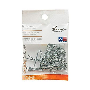 Kenney Mfg KN1002 Drapery Pin Hook (14 Pack)