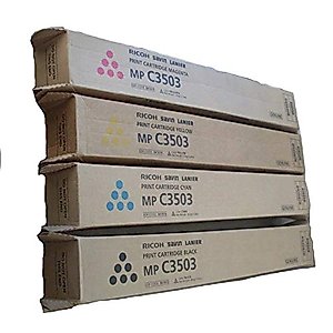 Ricoh Brand OEM MP C3503 Toner High Yield Set