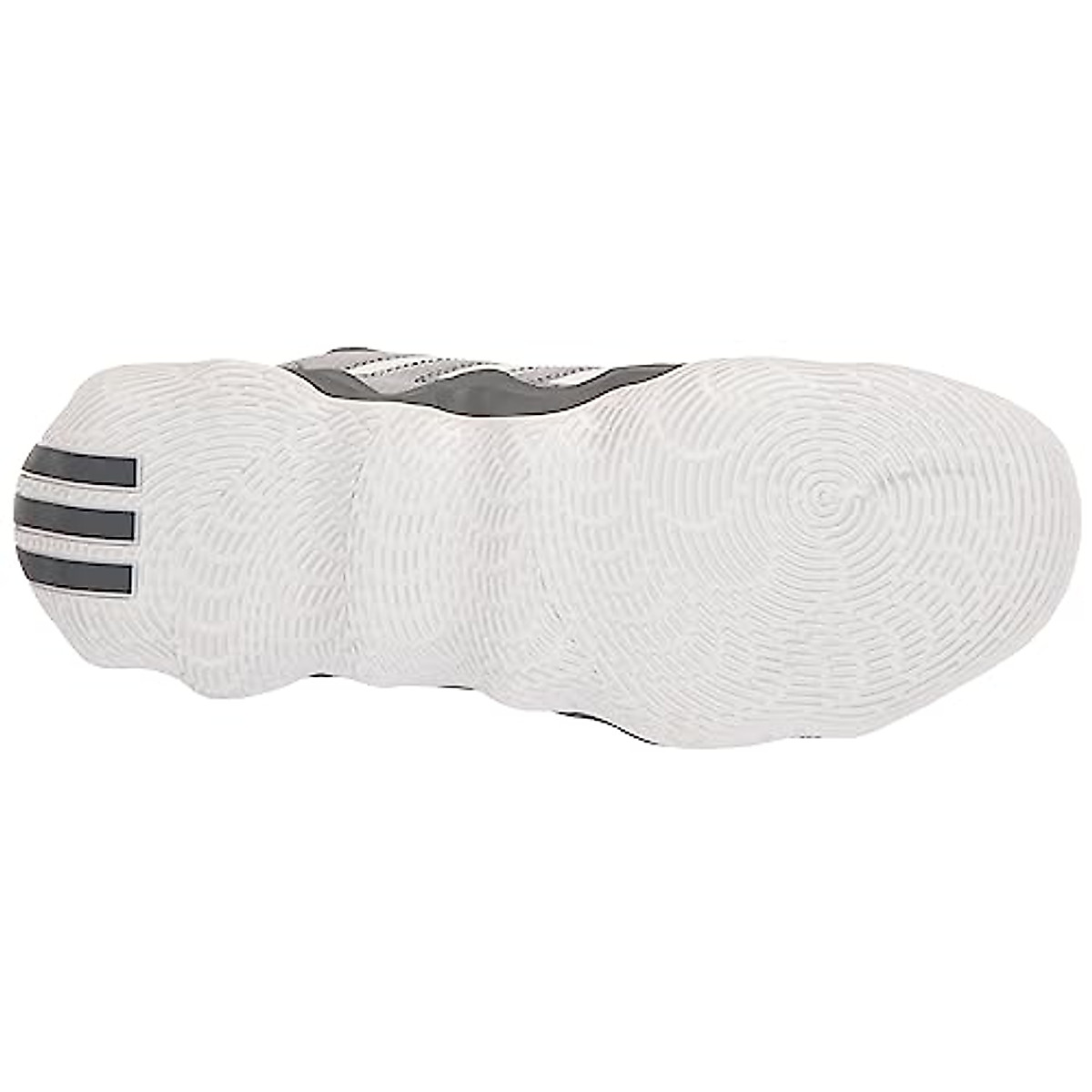 adidas Exhibit B Womens Mid Basketball Shoe, Grey/White/Team Dark Grey, 11.5