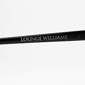 Lounge Williams Earl Polarized Designer Inspired Vintage Sunglasses (Black)