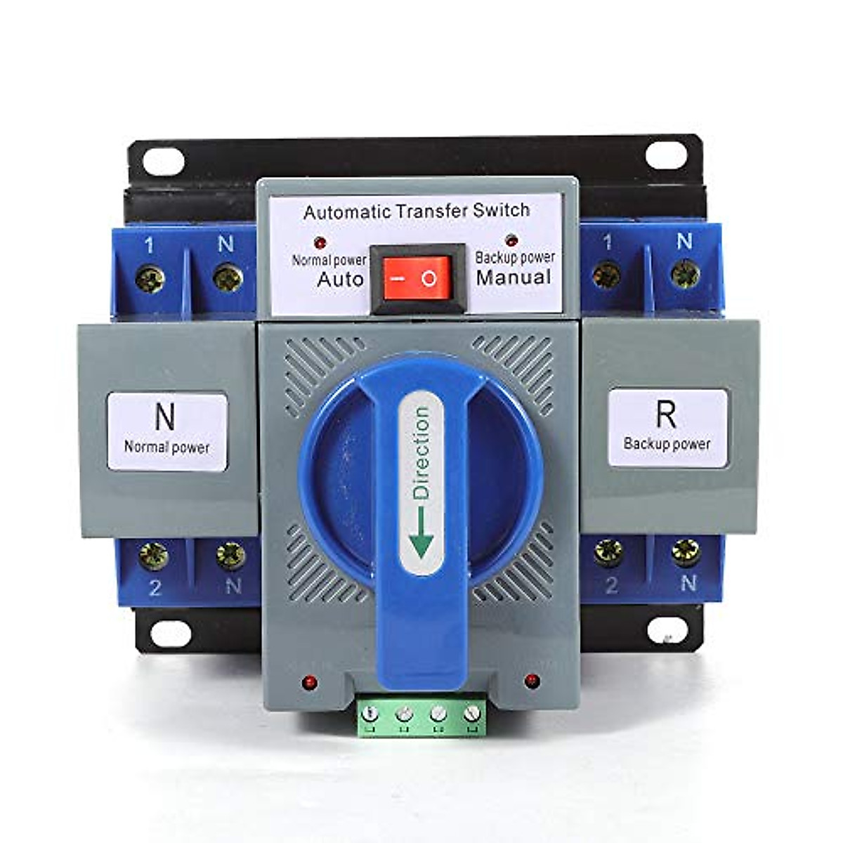 Ethedeal Dual Power Automatic Transfer Switch-enerator Changeover Switch- Electrical Selector Switches Dual Power Switch (2P 63A)