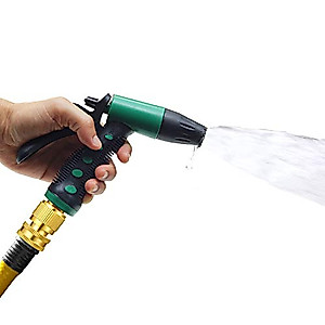 5 Set Garden Hose Quick Connect Fittings Solid Brass Quick Connector 3/4 Inch GHT Garden Water Hose Connectors with Extra Rubber Washers, Male and Female