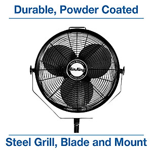 Air King 9418 18-Inch Industrial Grade Pedestal Fan