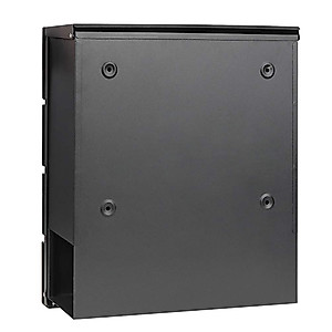 Lockable Mailboxes with Keys,Outdoor Wall Mounted Mail Box with Large Capacity,14 3/10" x 4 1/10" x 13",White