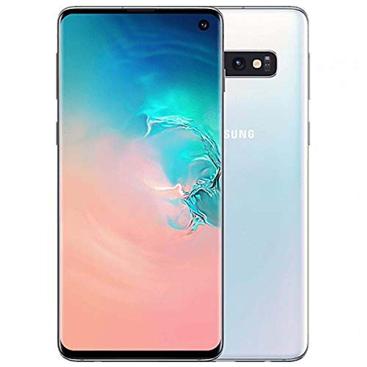 SAMSUNG Galaxy S10 (128GB, 8GB) 6.1" AMOLED, Snapdragon 855, IP68 Water Resistant, Global 4G LTE (GSM + CDMA) T-Mobile Unlocked (AT&T, Verizon, Sprint, Metro) SM-G973U (Prism White)