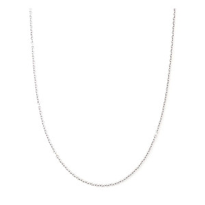 2MM Stainless steel chain necklace, Thin cable chain necklace for women men, Silver chains for necklace alone or pendant addition, 16-30 inch Available (20 inch)