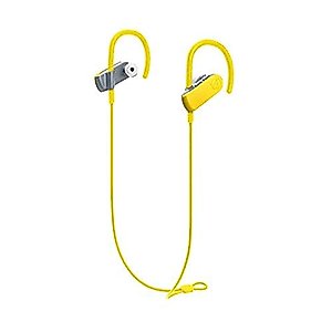 Audio-Technica ATH-SPORT50BTBK SonicSport Bluetooth Wireless In-Ear Headphones, Yellow