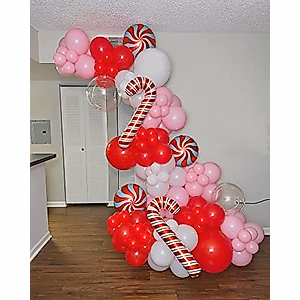 127PCS Pink and Red Balloon Garland Arch Kit DIY Valentines Day Balloons Arch Red Pink White Latex Balloons for Wedding Anniversary Women Girls Valentine’s Mother’s Day Christmas Party Decorations