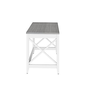 Alera ALEWSF4824GY 47.24 in. x 23.62 in. x 29.53 in. Farmhouse Writing Desk - Gray