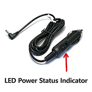 EDO Tech Car Power Cord for Whistler Radar Laser Detector 78se Cr97 Z11r Z19r Xtr145 Xtr130 5075exs (6.5' Long)
