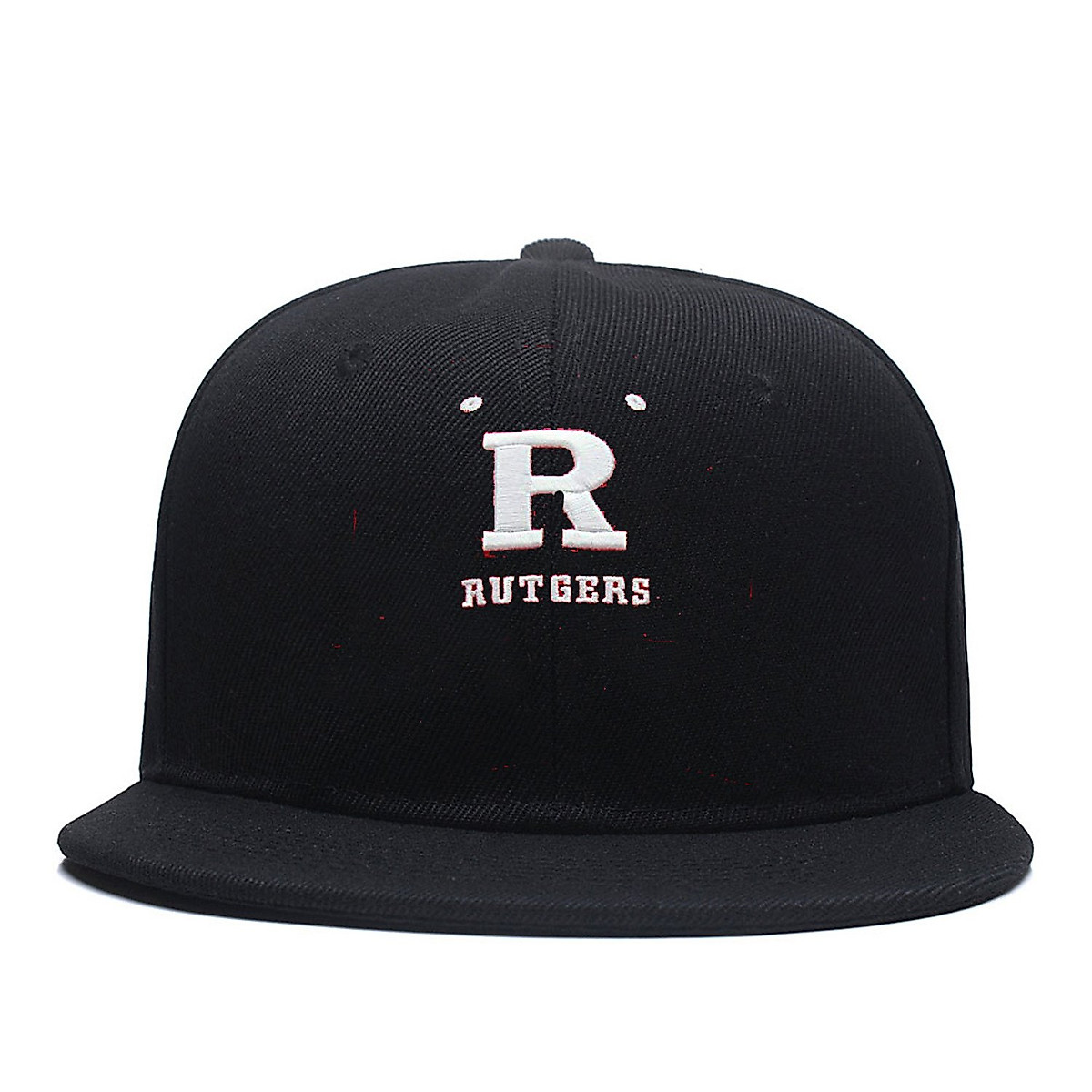 Custom Team Snapback Personalized Embroidered Hip Hop Flat Brim Baseball Hats Black
