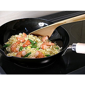 River Light Iron Frying Pan, Extreme Japan, 11.8 inches (30 cm), Induction Compatible, Made in Japan, Wok
