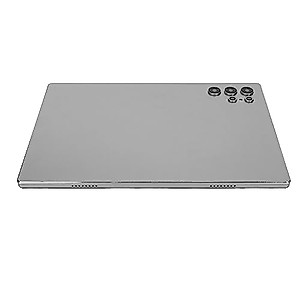 Haofy Tablet, 8 Core MT6753 CPU Intelligent Tablet 128GB ROM Dual Speaker 100-240V US Plug for Office (Silver Grey)