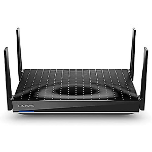 Linksys Mesh WiFi 6 Router, Dual-Band, 3,000 Sq. ft Coverage, 40+ Devices, High-Speed Router for Streaming & Gaming, Speeds up to (AX6000) - MR9610