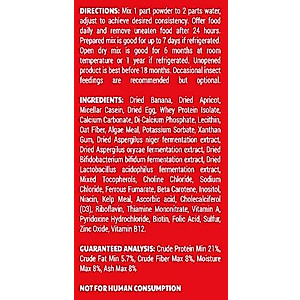 Pangea Fruit Mix Apricot Complete Crested Gecko Food 1/2 lb