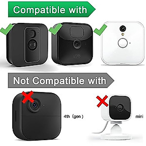 iTODOS Solar Panel Works for Blink Outdoor (3rd Gen) XT3 and Blink XT XT2, 11.8Ft Outdoor Power Charging Cable and Adjustable Mount,Weatherproof Aluminum Alloy Sturdy and Anti-Aging (3 Pack, Black)