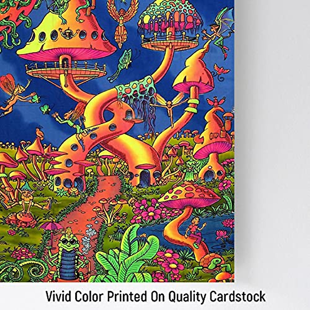 Hippie Trippy Drippy Wall Collage Kit Aesthetic Pictures, Hippie Room Decor, Bedroom Decor for Teen Girls, Trippy Room Decor, Trippy Wall Art Print, Trendy Small Posters for Dorm, Collage Kit (60 PCS)