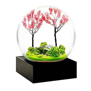 CoolSnowGlobes Spring Trees Glass Snow Globe by CoolSnowGlobes®