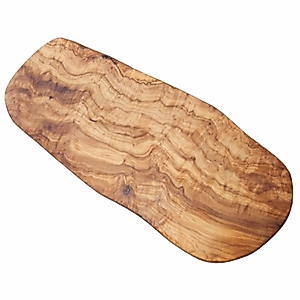 Naturally Med Olive Wood Cutting Board/Cheese Board, 19.5", Large