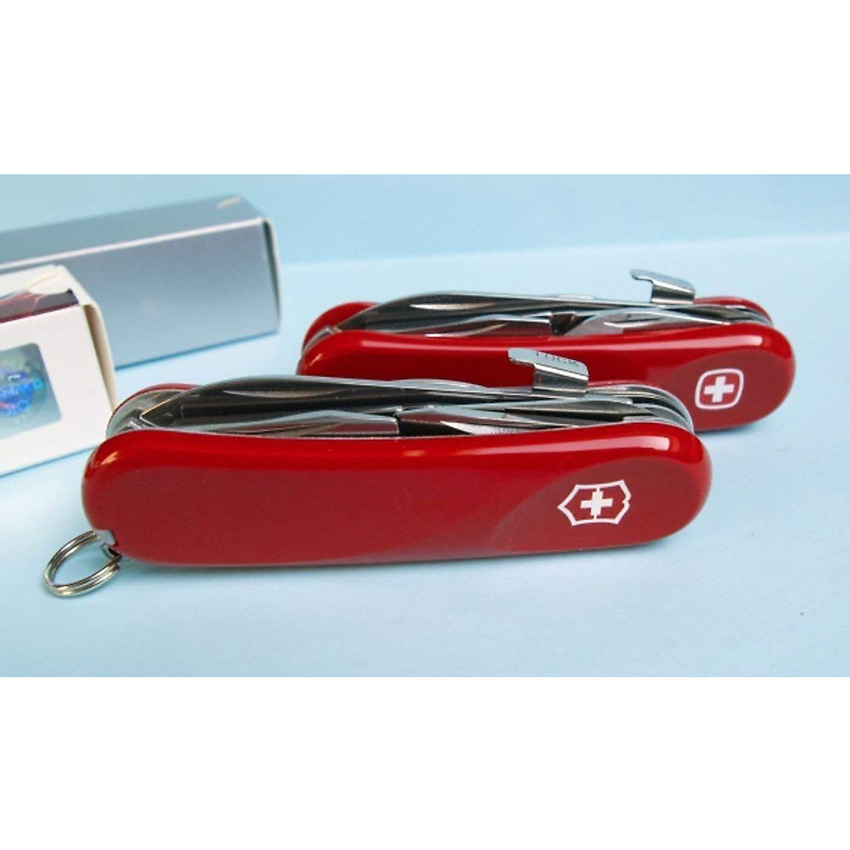 Victorinox Swiss Army Multi-Tool, Evolution S14 Pocket Knife, Red ,85mm