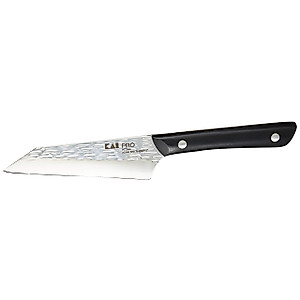 Kai PRO 5" Asian Multi Prep Knife, Hand Sharpened Japanese Boning, Trimming and Utility Knife, Japanese AUS6M Stainless Steel Blade, Full-Tang POM Handle, NSF Certified