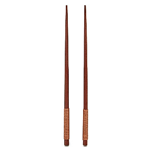 Personalized Set of Wood Chopsticks with Wooden Case - Customize Chinese Japanese Style Chopstick - Engrave the Case with Anything. Great Gift for Women, Men, Boyfriend, Couples, Husband, Son