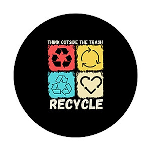 Think Outside The Trash Recycle Waste Management PopSockets Swappable PopGrip