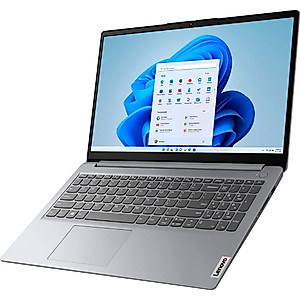 Lenovo 2023 Newest IdeaPad 1 Laptop, 15.6" FHD Display, Intel Pentium Silver N6000 up to 3.3GHz, 4GB RAM, 128GB SSD, 128GB eMMC, Intel UHD Graphics, Wi-Fi 6, Bluetooth, Windows 11 Home in S Mode