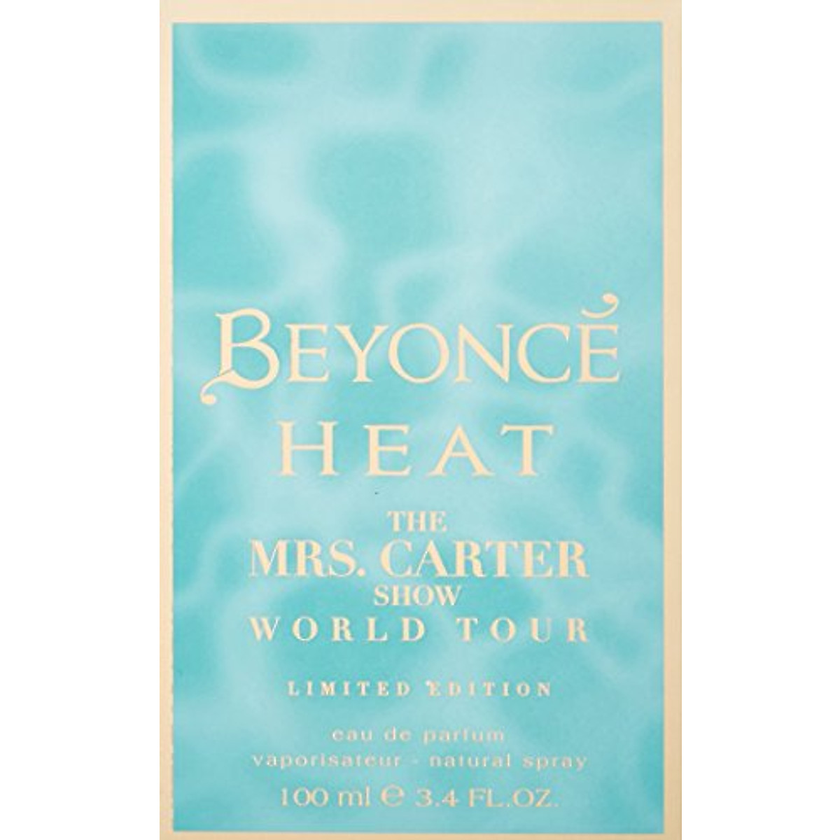 Coty Beyonce Heat Mrs. Carter World Tour Eau de Parfum Spray for Women, 3.4 Ounce