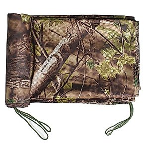 AUSCAMOTEK One Way See Through Camouflage Mesh Camo Netting Material for Hunting Ground Blind 5X13FT