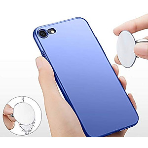 Cell Phone Finger Ring Holder Stand with Car Mount for Smartphone and Tablet，Kickstand 360 Rotation Grip Stand - Blue Pink Purple Nebula Unicorn