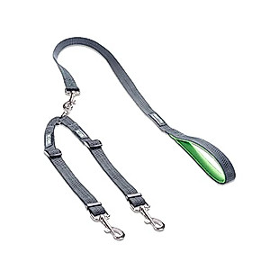 Mighty Paw Double Dog Leash | Dual Dog Leash, Two Dog Leash, Multiple Dog Leash for 2 Dogs, Double Leash for Dogs, Leash Splitter for Large and Small Dogs, 2 Dog Leash, Double Clip Dog Leash Coupler